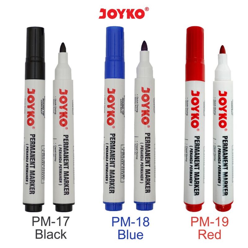 Jual SPIDOL JOYKO original spidol hitam spidol biru spidol merah spidol ...