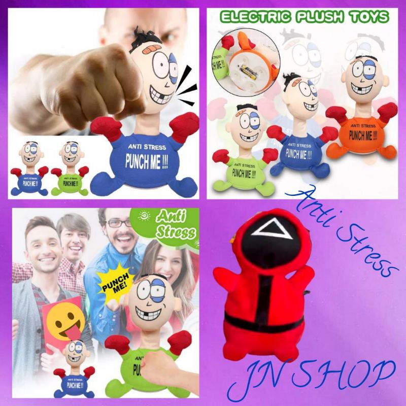 Jual BONEKA ANTI STRESS Mainan Anak Punch Me Tinju boneka Pukul Saya ...