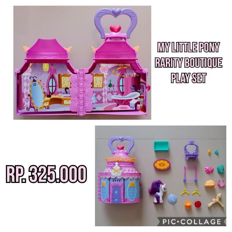 Jual My Little Pony Rarity Boutique Play Set | Shopee Indonesia