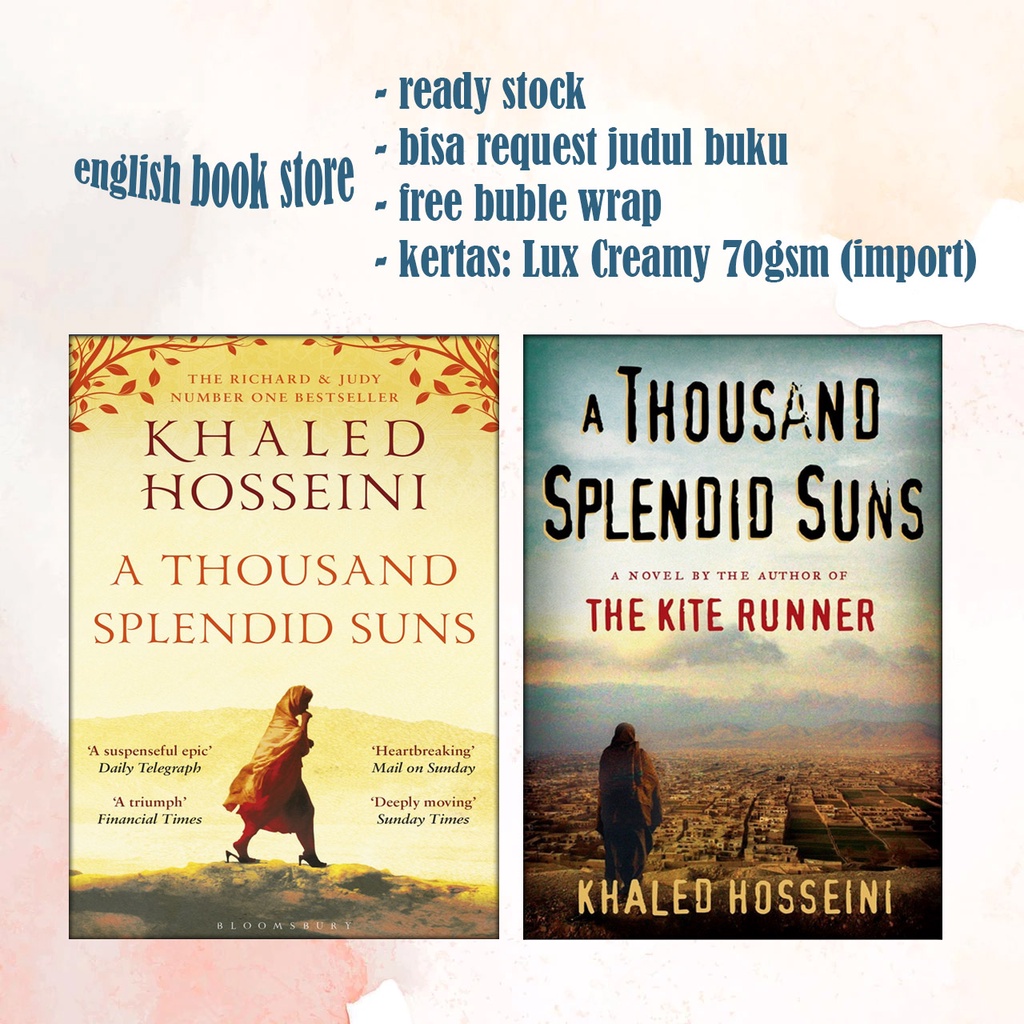 Jual A Thousand Splendid Suns by Khaled Hosseini | Shopee Indonesia