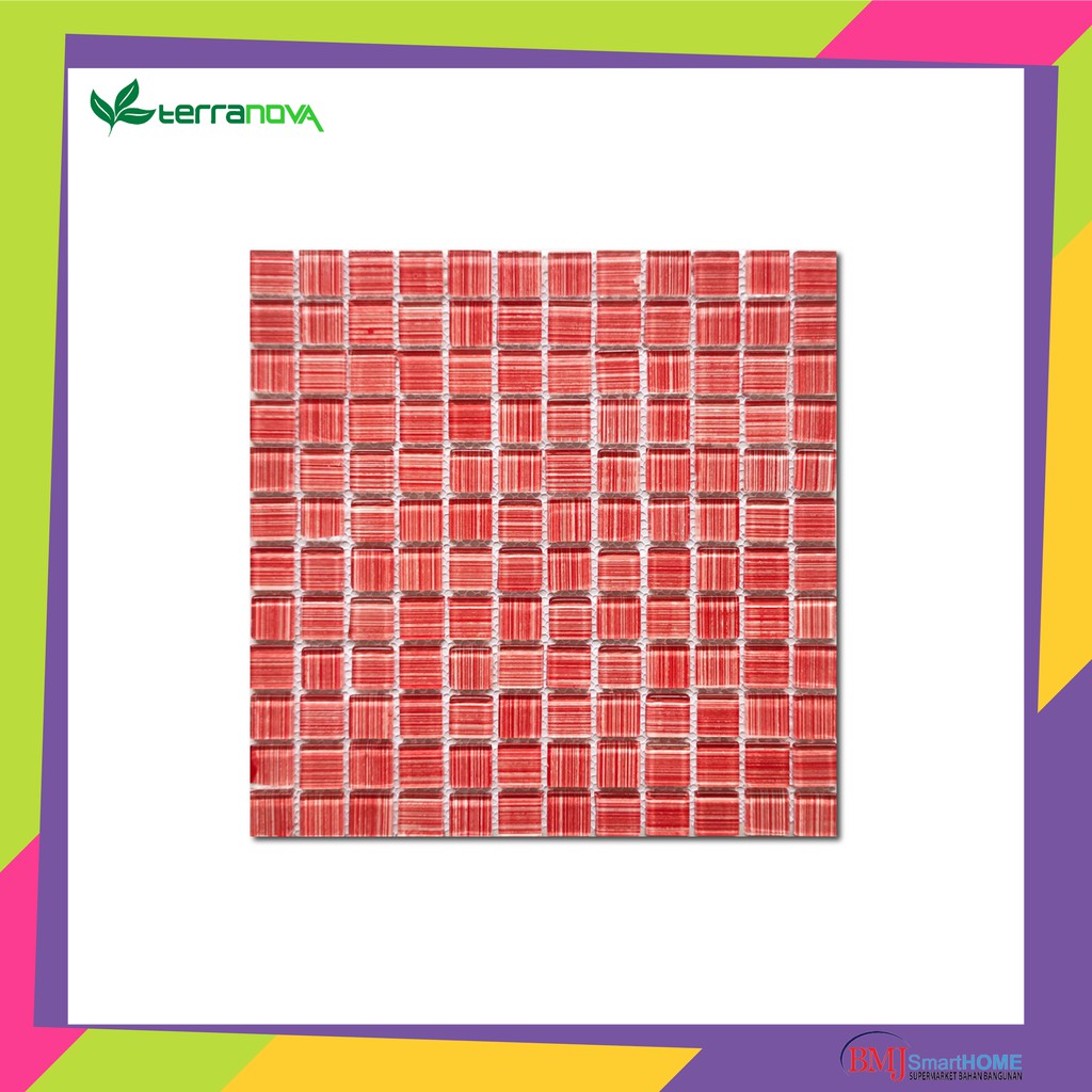 Jual KERAMIK MOZAIK KACA 23328 UK 30X30 CM | Shopee Indonesia