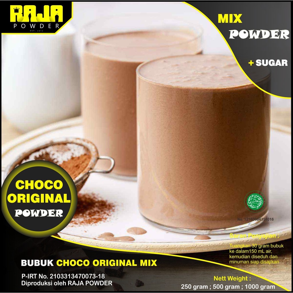 Jual Bubuk Choco Original Bubuk Minuman Choco Original Powder 250 gram ...
