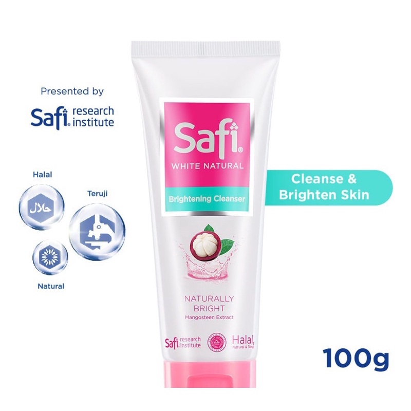 Jual Safi White Natural Brightening Cleanser 50ML - 100ML | Shopee ...