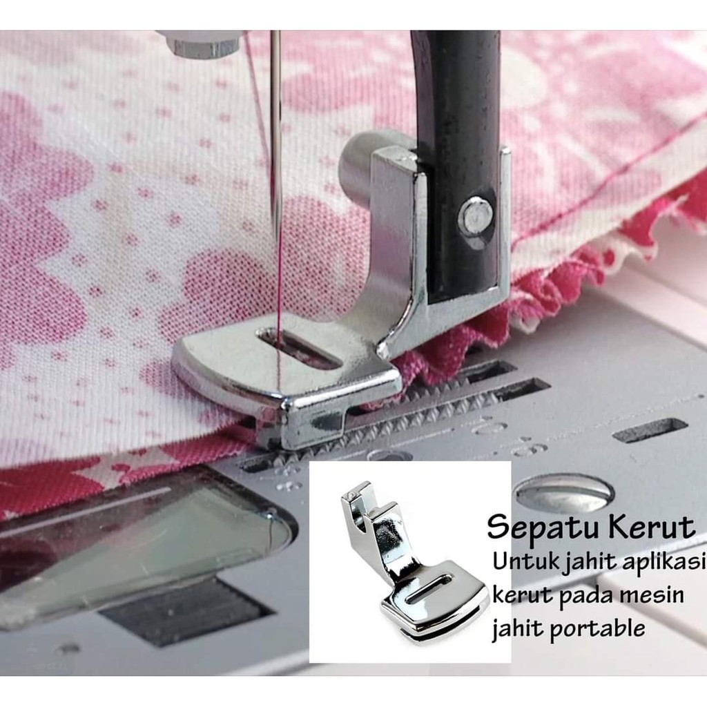 Jual Sepatu jahit kerut sederhana atau gathering foot | Shopee Indonesia