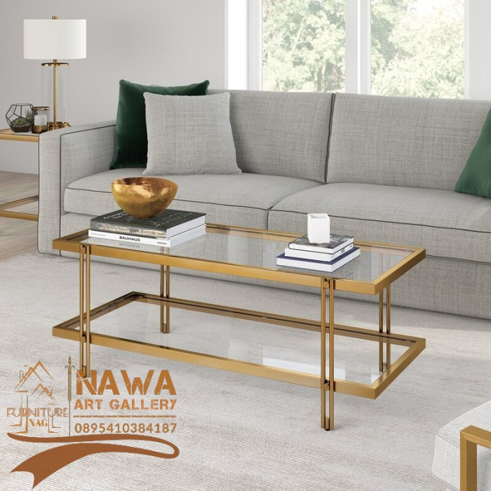Jual LORAIN | Meja Tamu Persegi Panjang Minimalis Top Kaca - Coffee ...