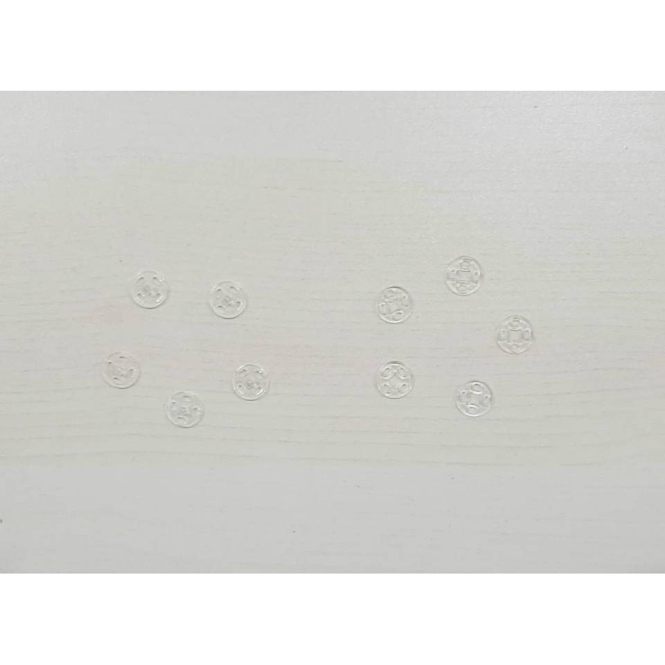 Jual Kancing Jepret Plastik 10 mm Bening Isi 1000 Pasang | Shopee Indonesia