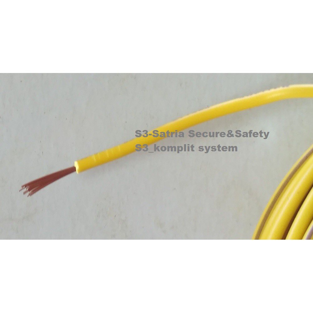 Jual AWG 22 Kabel Tunggal Serabut Kuning Kabel AWG22 x1 | Shopee Indonesia