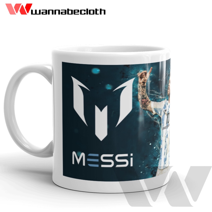 Jual Mug Messi Gelas Messi Cetak Mug Custom Kado Souvenir Bola ...