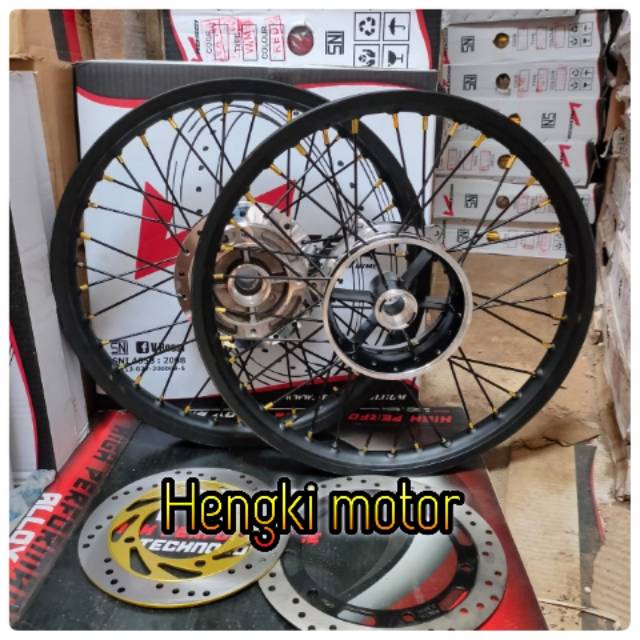 Jual Velg ninja r atau ninja rr ring v rossi uk 140/140x17 wm black ...