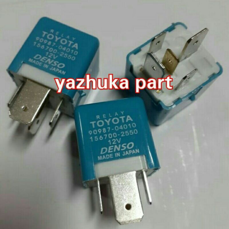 Jual relay lampu toyota japan 90987-04010 5kaki 12v | Shopee Indonesia