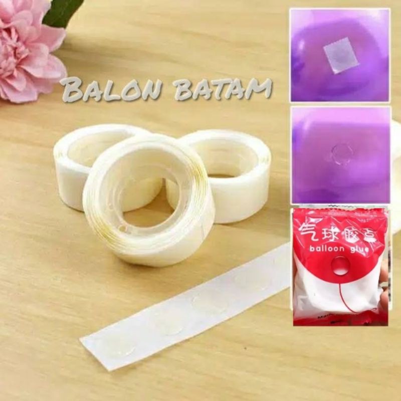 Jual Lem Balon (100 dots) / Perekat Balon Ballon Glue Dots | Shopee ...