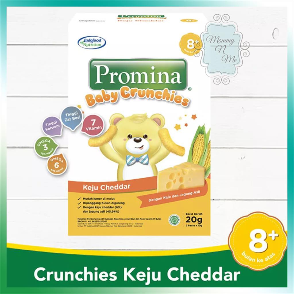 Jual MOMMYNME PROMINA BABY CRUNCHIES 20gr KEJU CHEDDAR | Shopee Indonesia