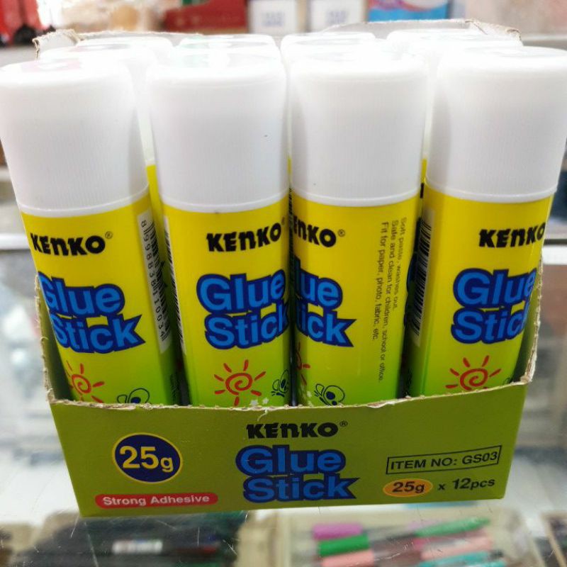 Jual Lem Kertas / Glue Stick Kenko 25g (Besar) | Shopee Indonesia