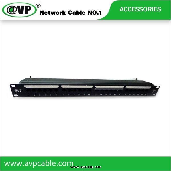 Jual AVP Patch Panel 24 port Category 6 (AVP-PL6-24P) | Shopee Indonesia
