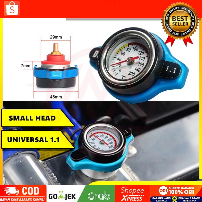 Jual D1 SPEC RADIATOR CAP TUTUP RADIATOR DENGAN TEMPERATURE INDIKATOR ...