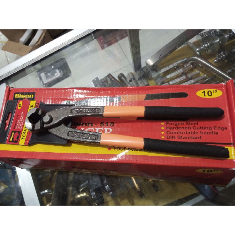 Jual Tang Catut blister 10" BISON (Gg.Karet) | Shopee Indonesia