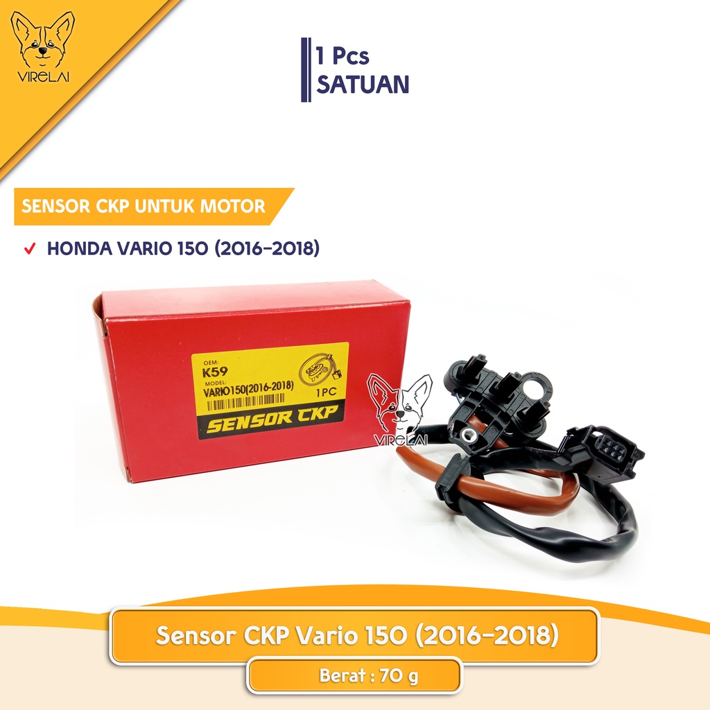 Jual Sensor CKP / Sensor Spull Kaki 3 Honda Vario 150 - K59 | Shopee ...