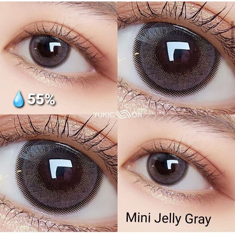 Jual SOFTLENS MINI JELLY GRAY/ABU.NORMAL/MINUS(s.d -6.00) | Shopee ...