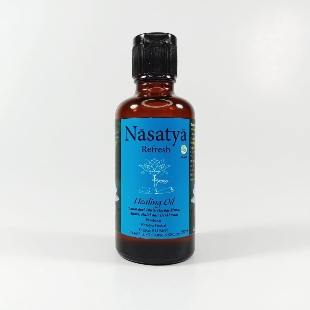 Jual Nasatya Refresh Herbal Healing Oil, 58ml / 23ml / Roll On | Shopee ...