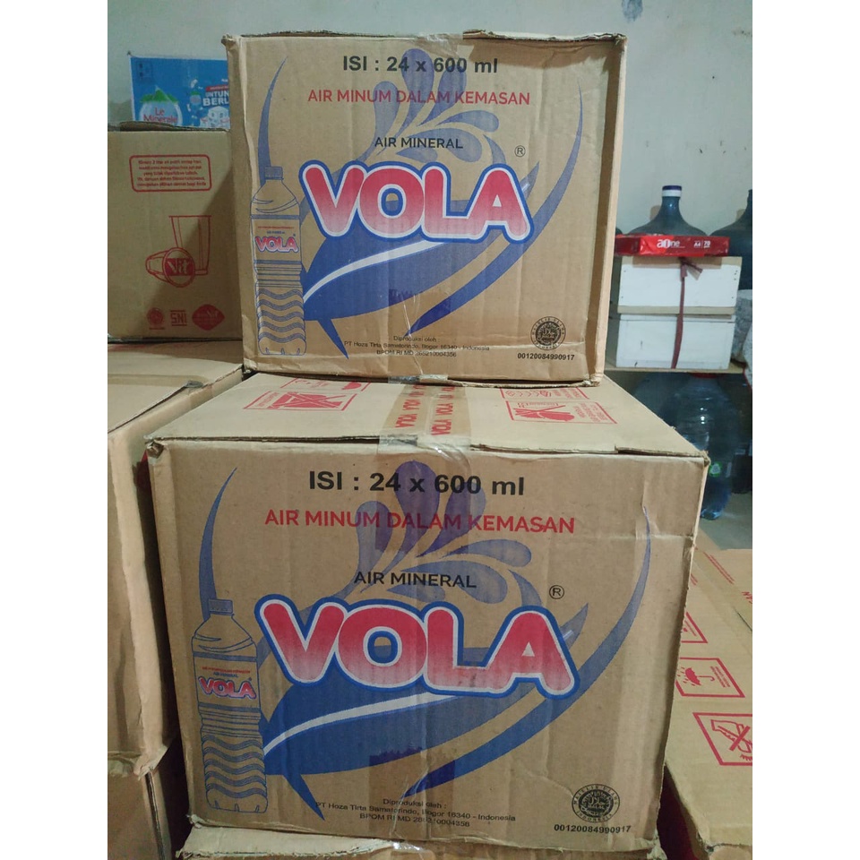 Jual VOLA AIR MINERAL GELAS BOTOL 600 ML | Shopee Indonesia