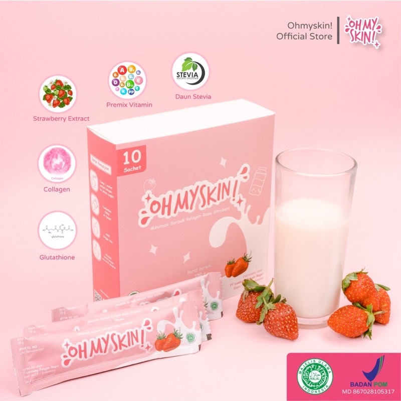 Jual ️Bunoshopp28 ️ OH MY SKIN Collagen Drink | Shopee Indonesia