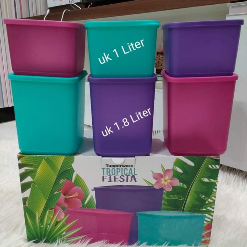 Jual Tupperware/ Toples Tupperware / Tropical Fiesta Set (baca ...