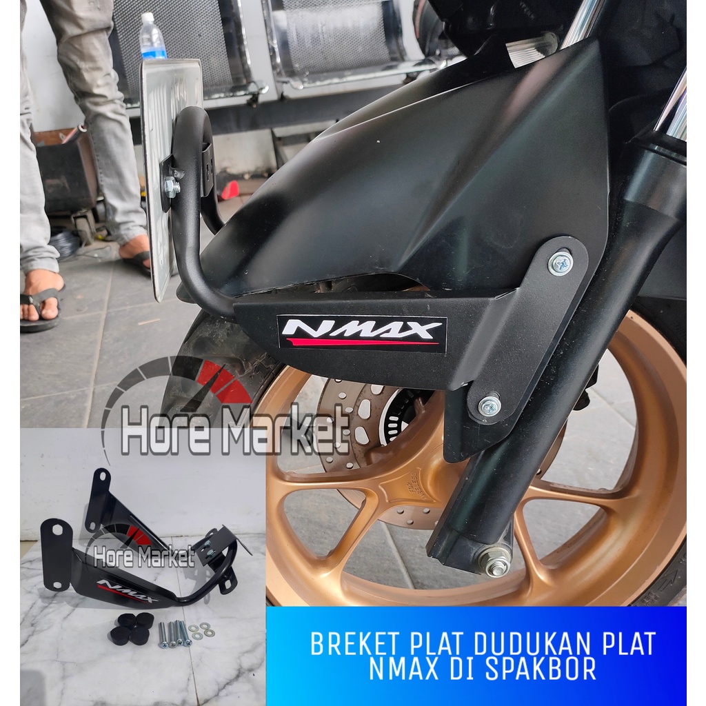 Jual DUDUKAN PLAT NOMOR BESI TEBAL NMAX BREKET PLAT NMAX DI SPAKBOR ...