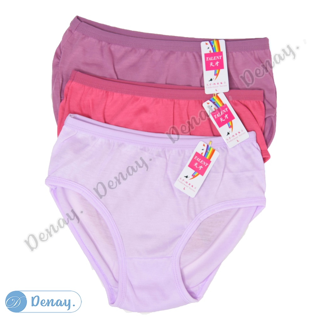 Jual Tokodenay - Celana Dalam Wanita Talent - CD Polos Spandex Premium Quality - Isi 3 Pcs ...