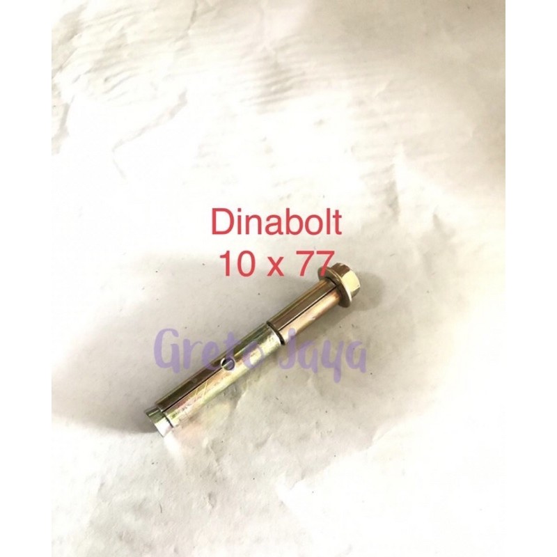 Jual ( 10 x 77 ) Baut Beton Dinabolt 10x77 M10 Dinabol M 10 Dynabolt ...