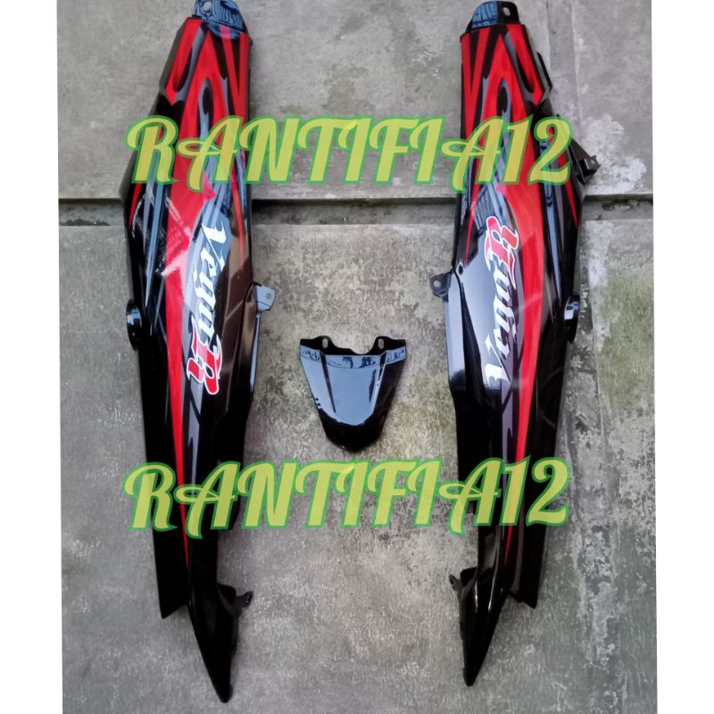 Jual cover body samping belakang Yamaha Vega R new + striker merah ...