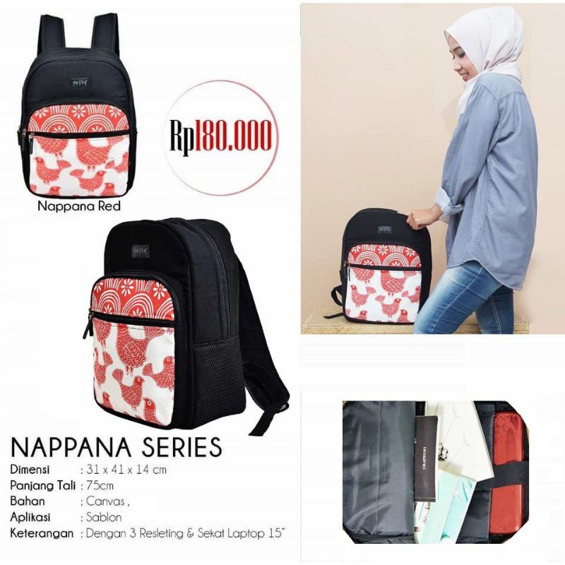 Jual Maika Etnik tas Backpack rangsel sekat Laptop | Shopee Indonesia