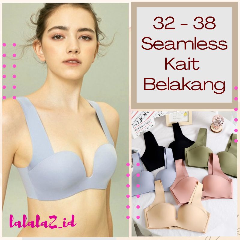 Jual A036 / BRA SEAMLESS KAIT BELAKANG TANPA KAWAT / BRA MODEL AIKO TANPA MEREK / BH KAIT 3 ...