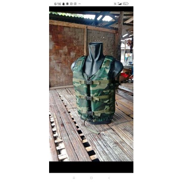 Jual rompi pelampung loreng ukuran L untuk berat badan 40-85 kg ...