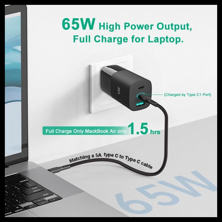 Jual Zola Power Cube Charger Gan 65W Fast Charger Qc 4.0 Pd 3.0 Pps Fcp ...