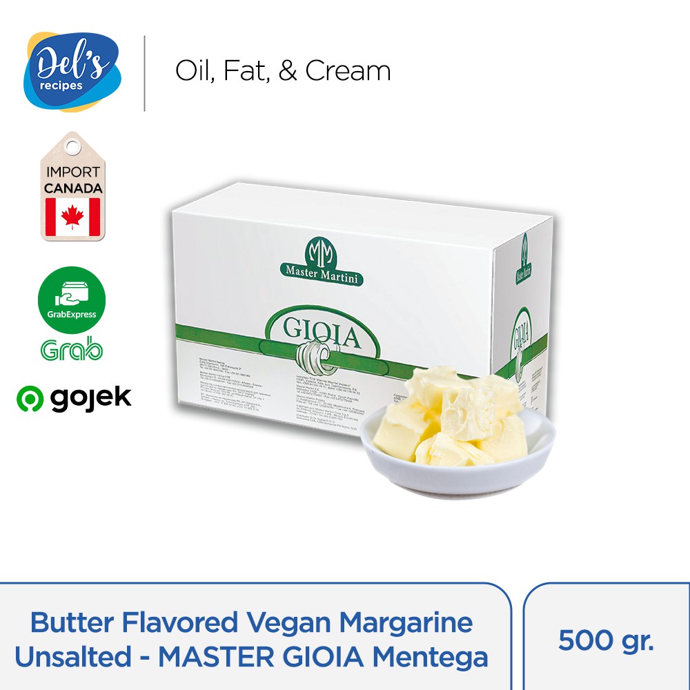 Jual Butter Flavored Vegan Margarine Unsalted - MASTER GIOIA Mentega ...