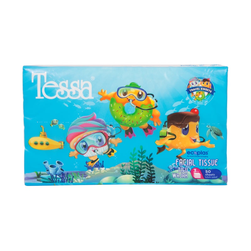 Jual Tissue Tessa TP-09 Facial 50 Sheets 3 Ply barcode 8992931005099 ...