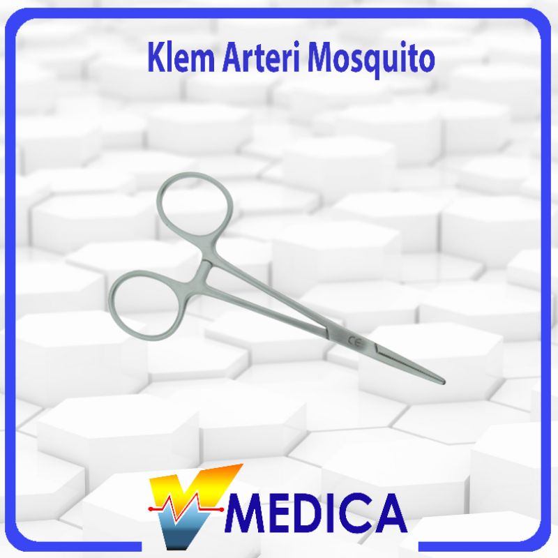 Jual Klem Arteri Mosquito Lurus 12.5 cm / Haemostatic Forcep Straight ...