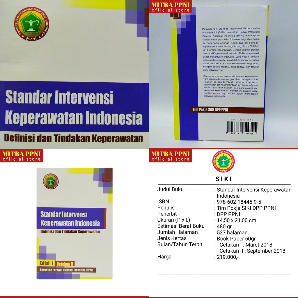 Jual ORIGINAL | PROMO PAKET 3 Buku SIKI SDKI SLKI ORIGINAL PPNI ...
