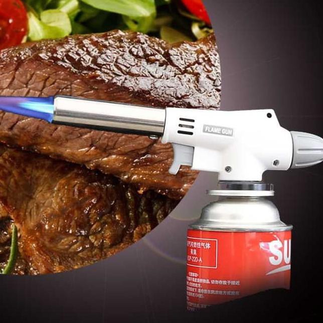 Jual Flame Gun 920 White Portable Gas Blow Torch Butane Torch Portable ...