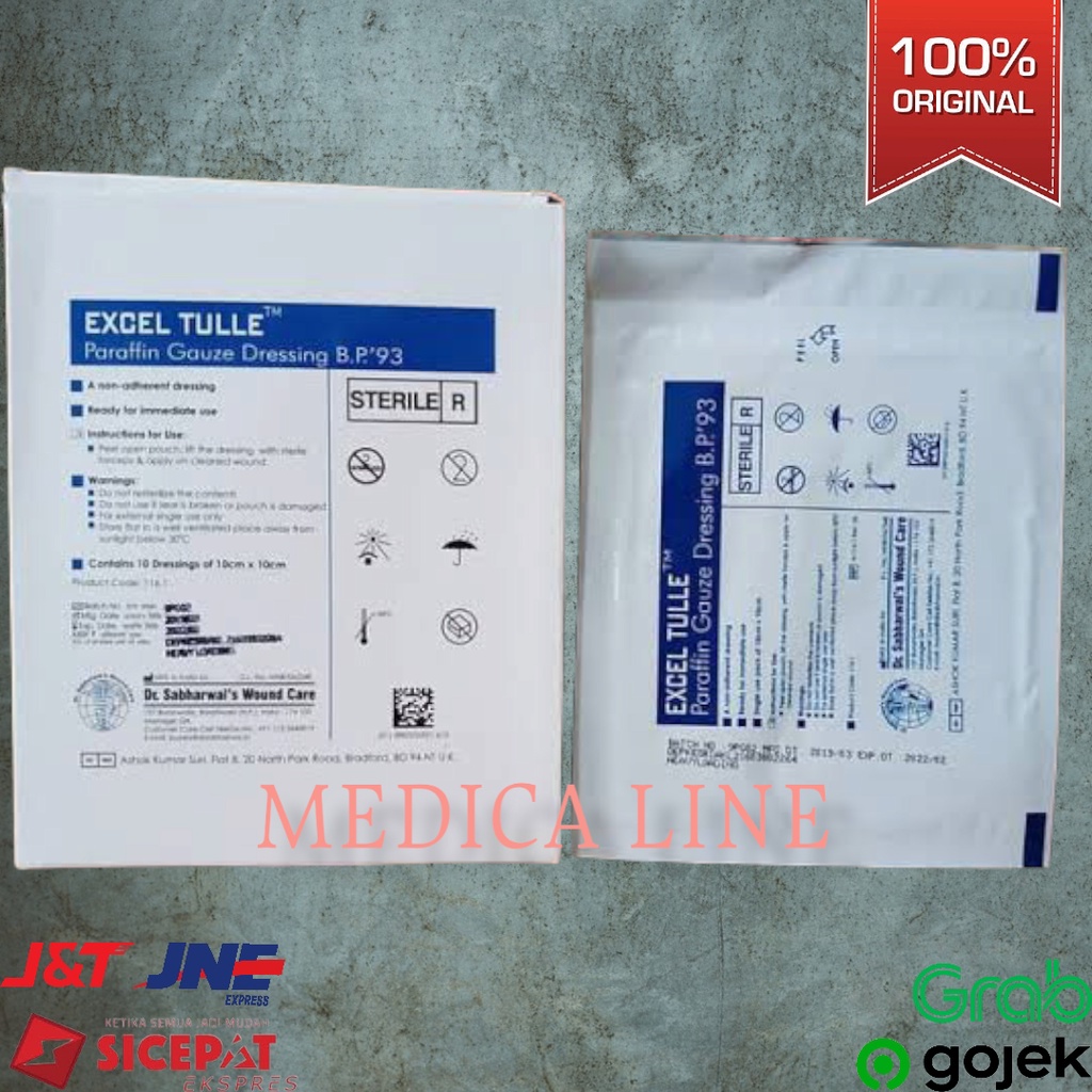 Jual Excel tulle paraffin gauze dressing harga satuan | Shopee Indonesia