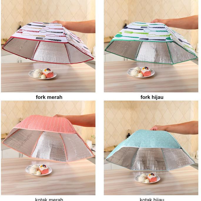 Jual Tudung Saji Aluminium Model Payung Lipat Ukuran Extra Large 71cm ...