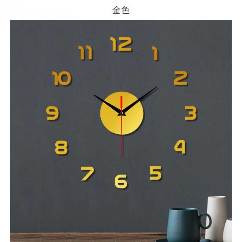 Jual Jam Dinding DIY Wall Clock Model Simple Klasik Angka Semua 30 CM ...