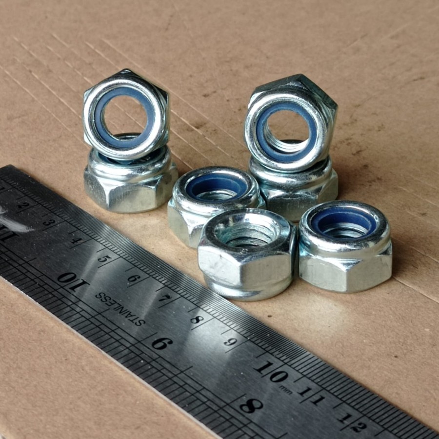 Jual MUR NYLON M12 LOCK NUT PUTIH GALVANIZ KUNCI 19 PITCH DRAT 1.75 ... Jual MUR NYLON M12 LOCK NUT PUTIH GALVANIZ KUNCI 19 PITCH DRAT 1.75 ...