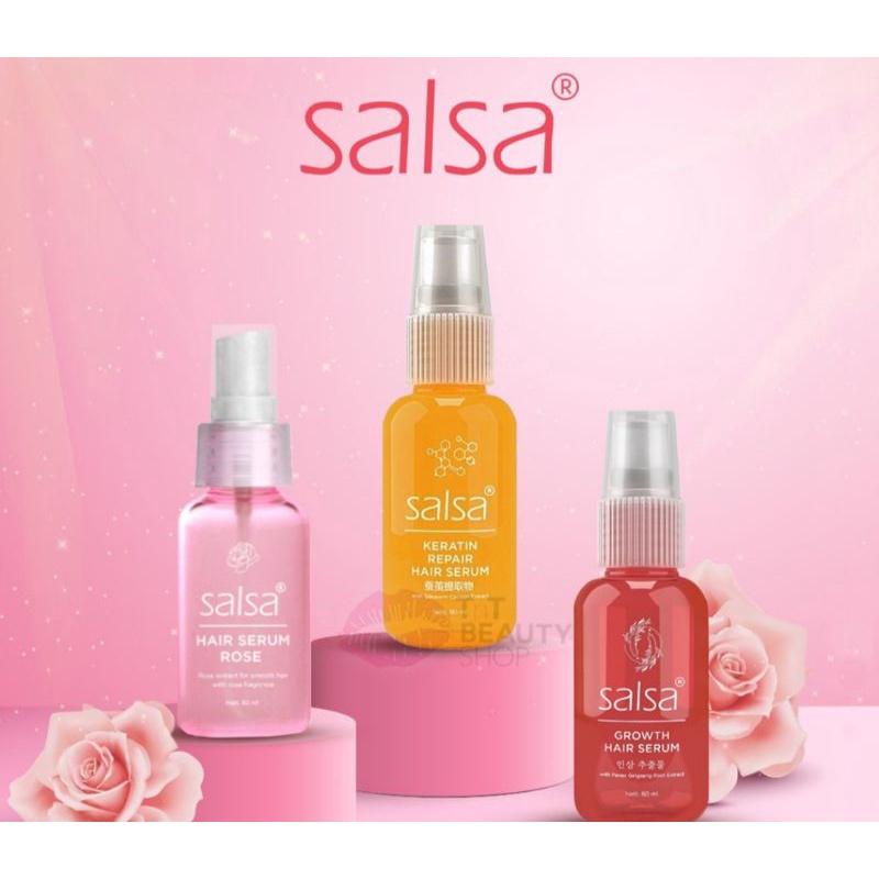 Jual SALSA HAIR SERUM 80ML ORIGINAL BPOM - SERUM RAMBUT SALSA - VITAMIN ...