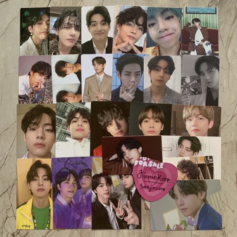 Jual BTS V OFFICIAL PHOTOCARD ONLY ALBUM DVD BLURAY RARE HD TAEHYUNG ...