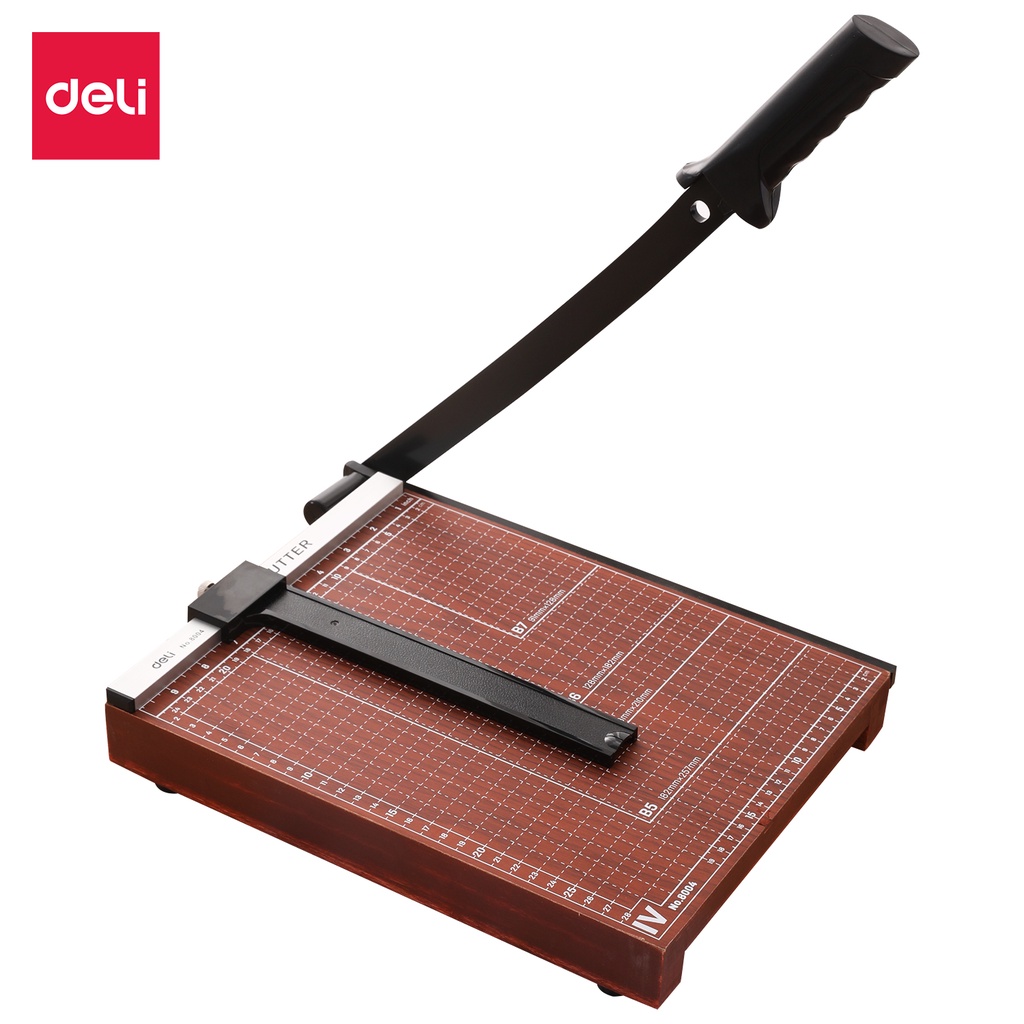 Jual Deli Paper Trimmer Paper Cutter Pemotong Kertas B4/A4 Bahan Kayu ...