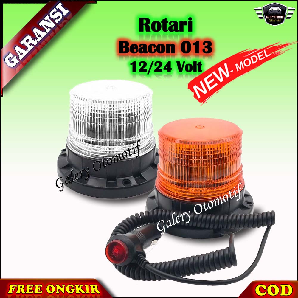 Jual Lampu Rotari Rotary Blitz Led Flash Beacon 013 Variasi Mobil Truk ...