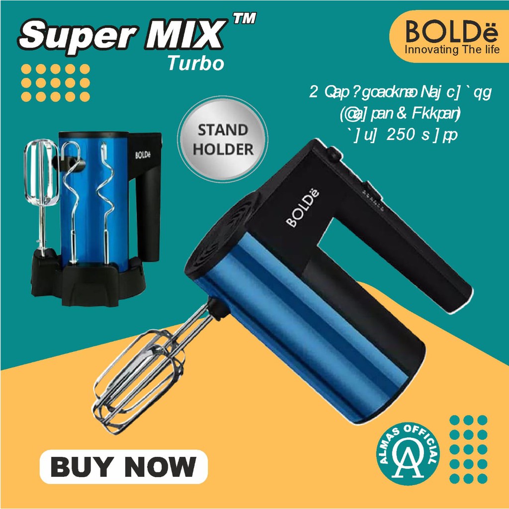 Jual Mixer Roti Pembuat Alat Turbo Kue Bolde Ehm Mix Otomatis Bisa COD ...