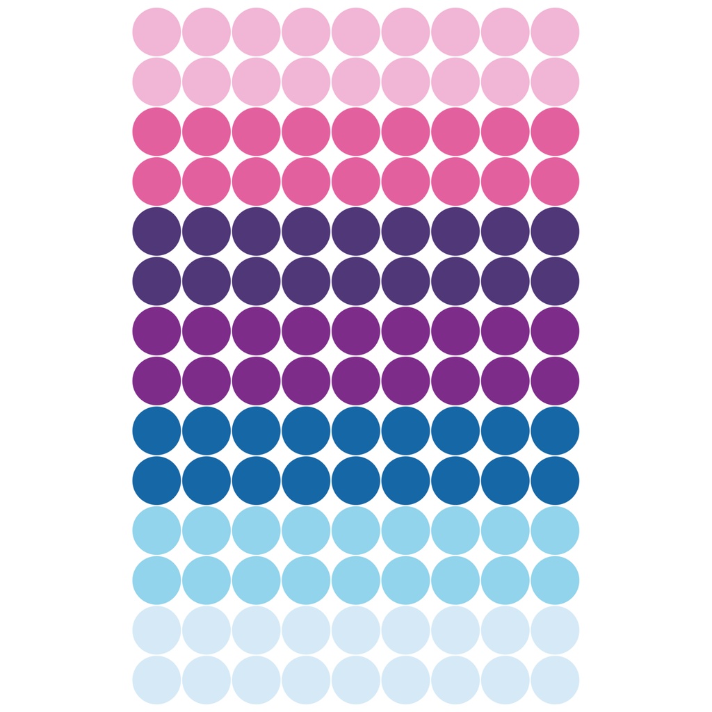 Jual Sticker stiker bulat warna warni 1cm / Sticker basic small circle ...