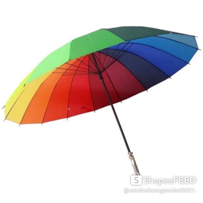 Jual payung pelangi ukuran besar 16 jari | Shopee Indonesia
